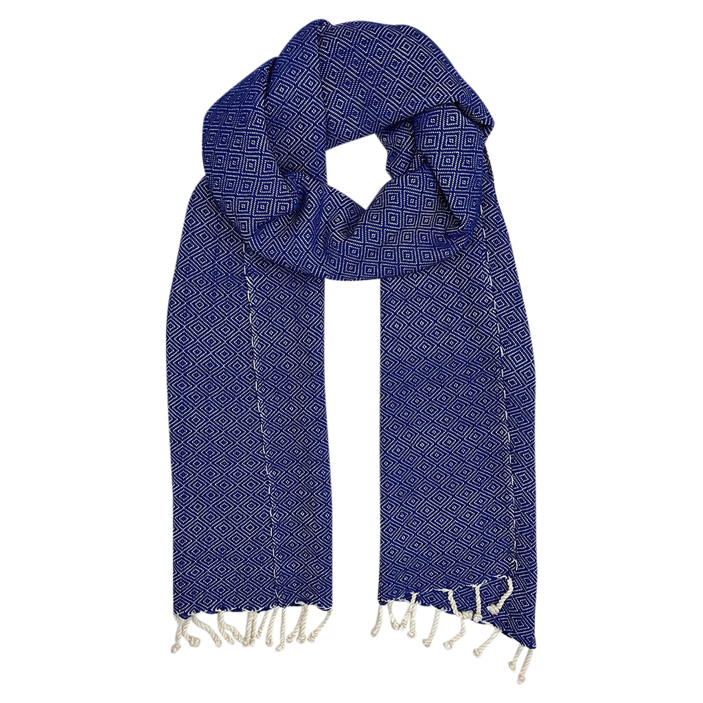 Buy Diamond Handmade Organic Cotton Scarves | Slate + Salt - SLATE + SALT