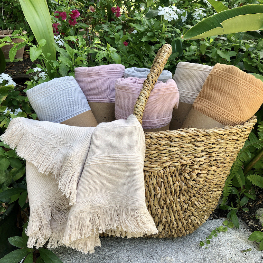 Shop Fair Trade Turkish Towels Handmade in Turkey | SLATE + SALT